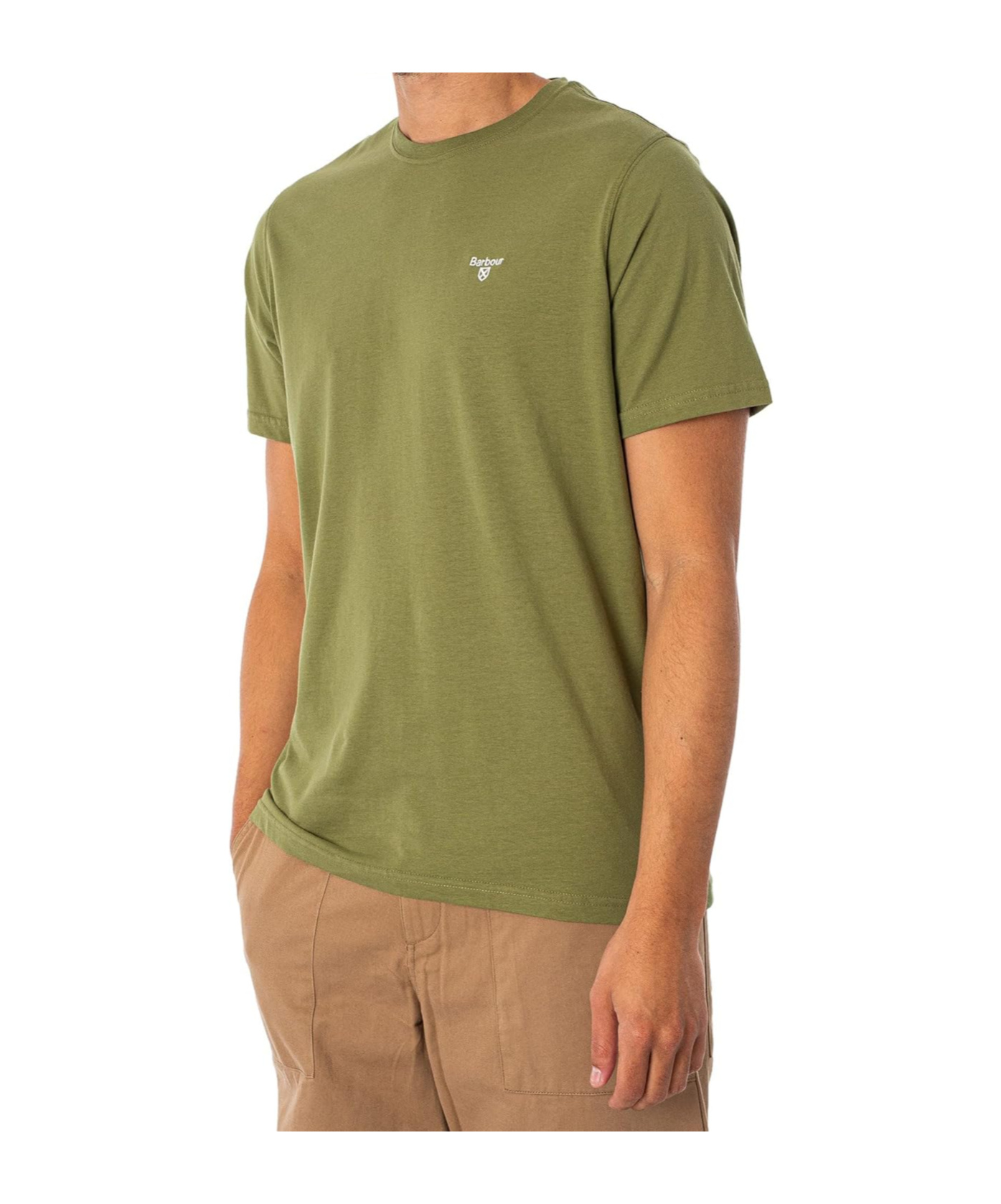 BARBOUR Essential Sports ロゴプリント Tシャツ